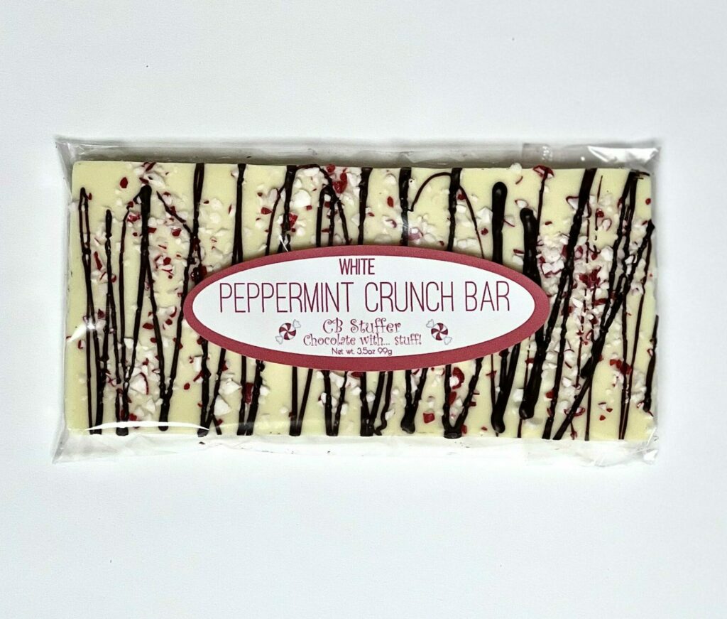 White Chocolate Peppermint Gourmet Bar | CB Stuffer